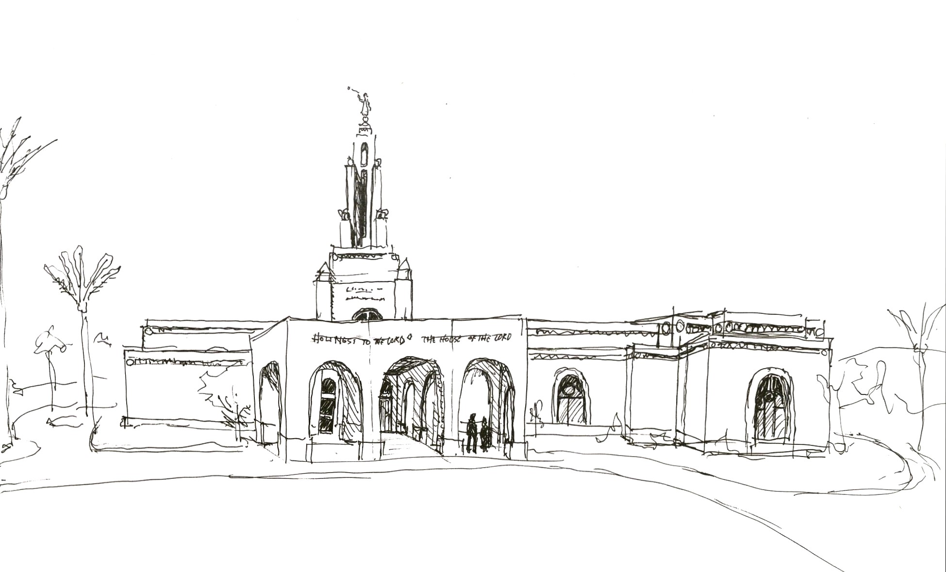 Latter-day Saint Temples – Paintings and Sketches – Tetrad Architecture ...